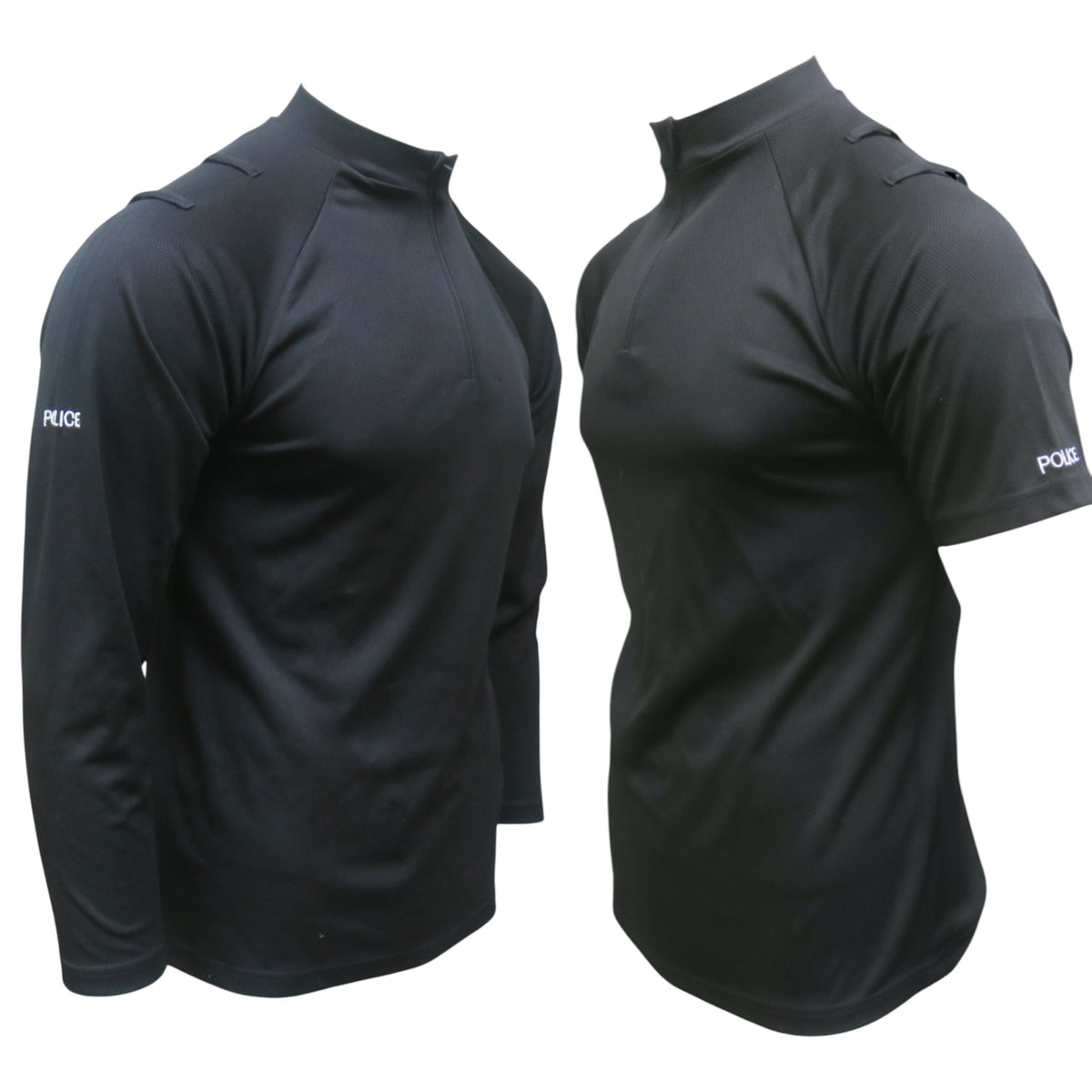 Police Embroidered Wicking T-Shirt (Shoulder Loops) – Police Direct